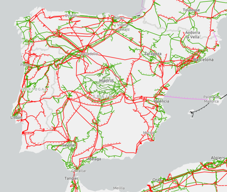 Mapa de Capacidad Red de España | Alvri Solutions
